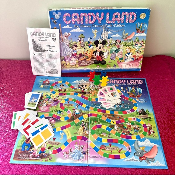 Disney | Games | Disney Candy Land The Theme Park Edition Board Game ...